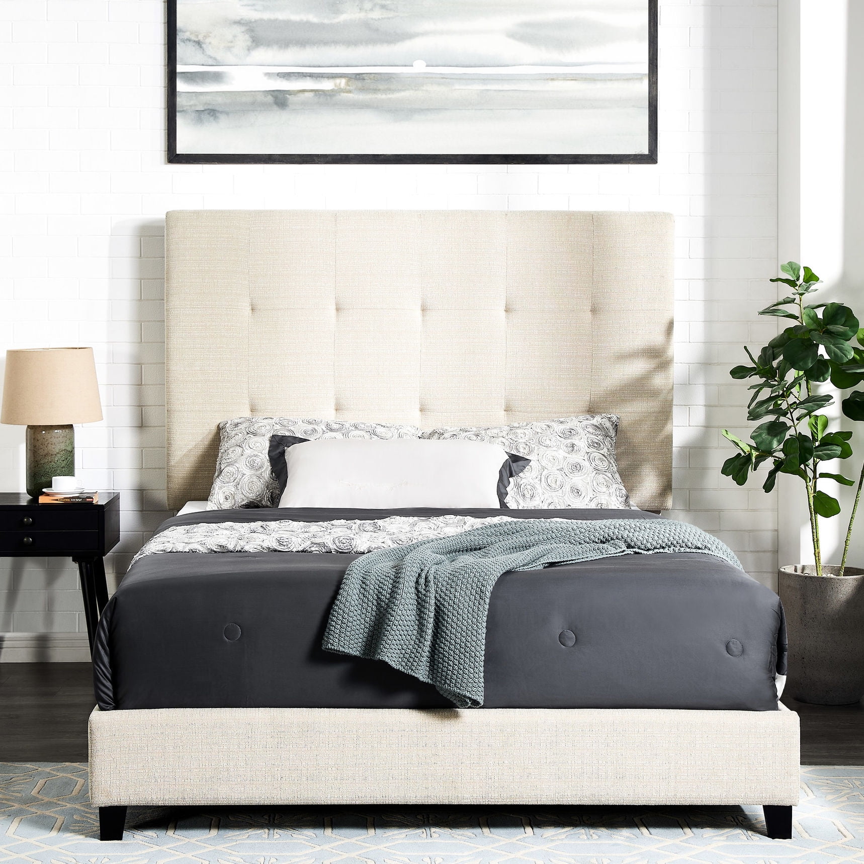 Solid Wood Feet Bed Frame | For Bedroom of All Styles | Interlocking ...