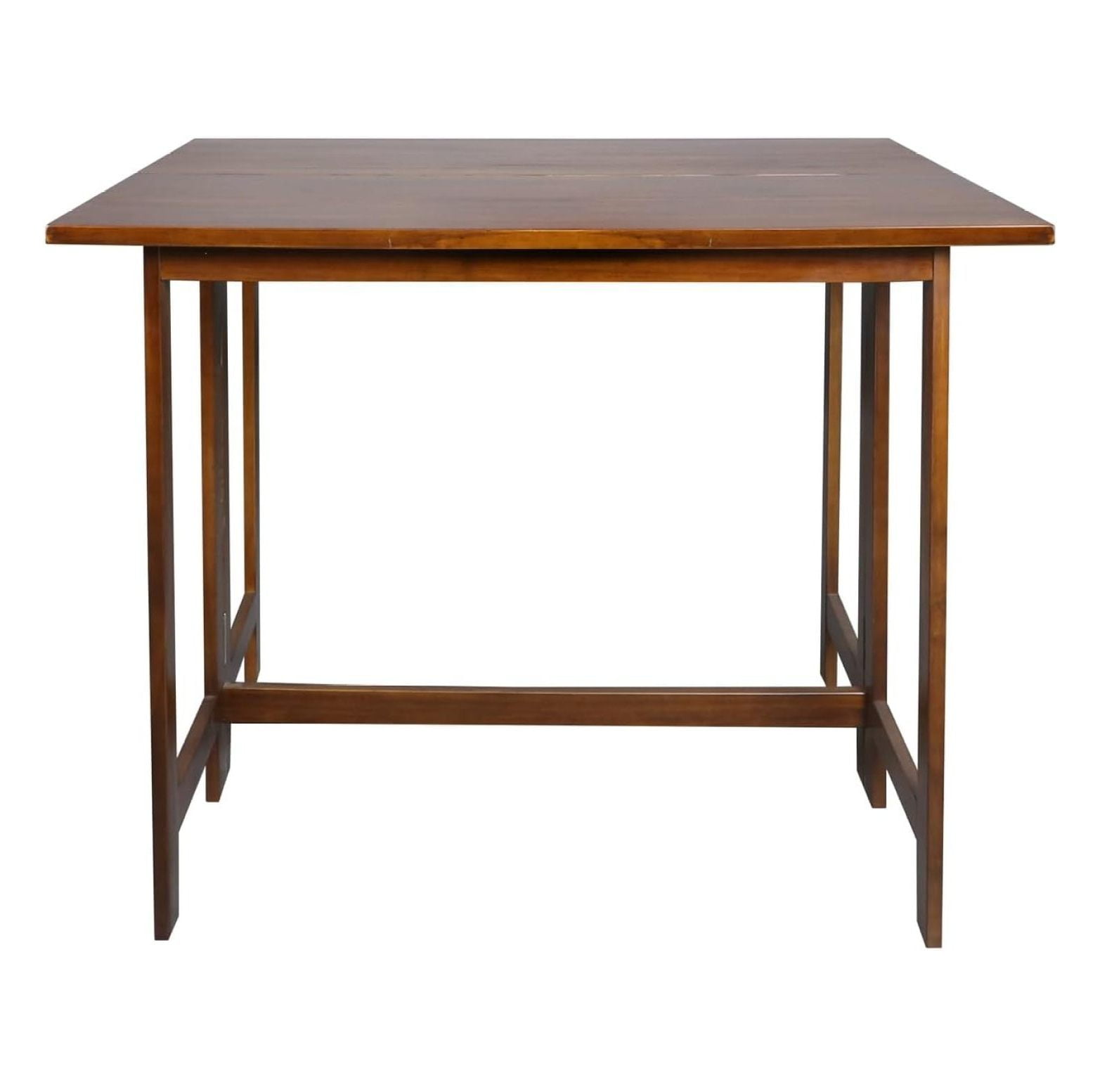 Solid Wood Folding Convertible Dining Console Table, 40" W x 28" D x 30 ...