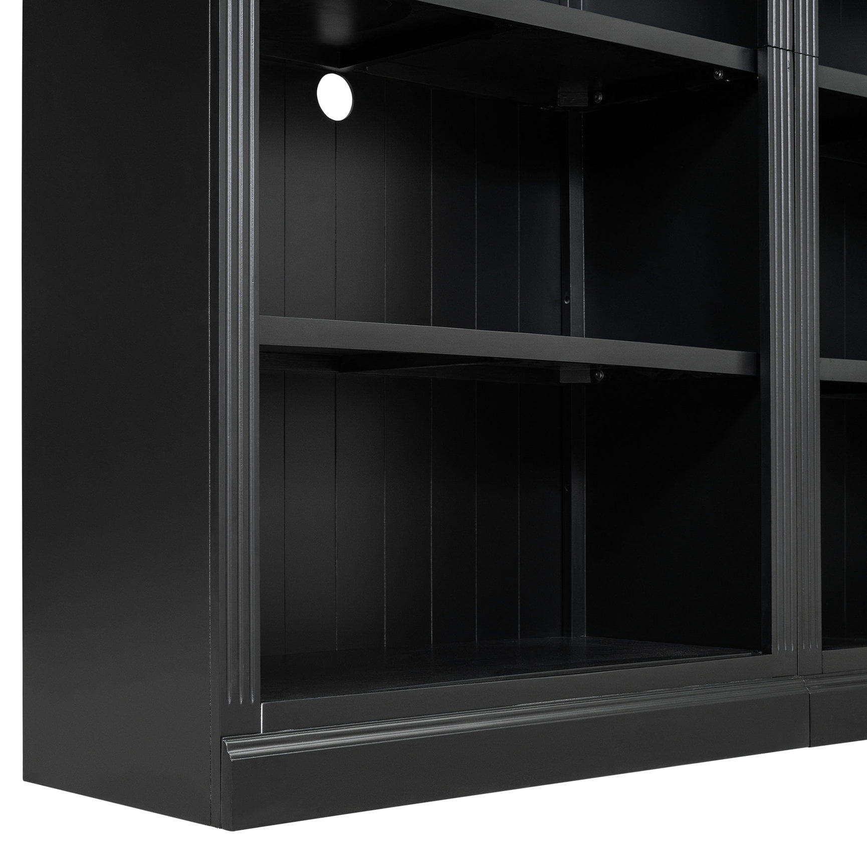 Solid Wood Frame Bookcase - LED Light for Atmosphere - Study and Living ...