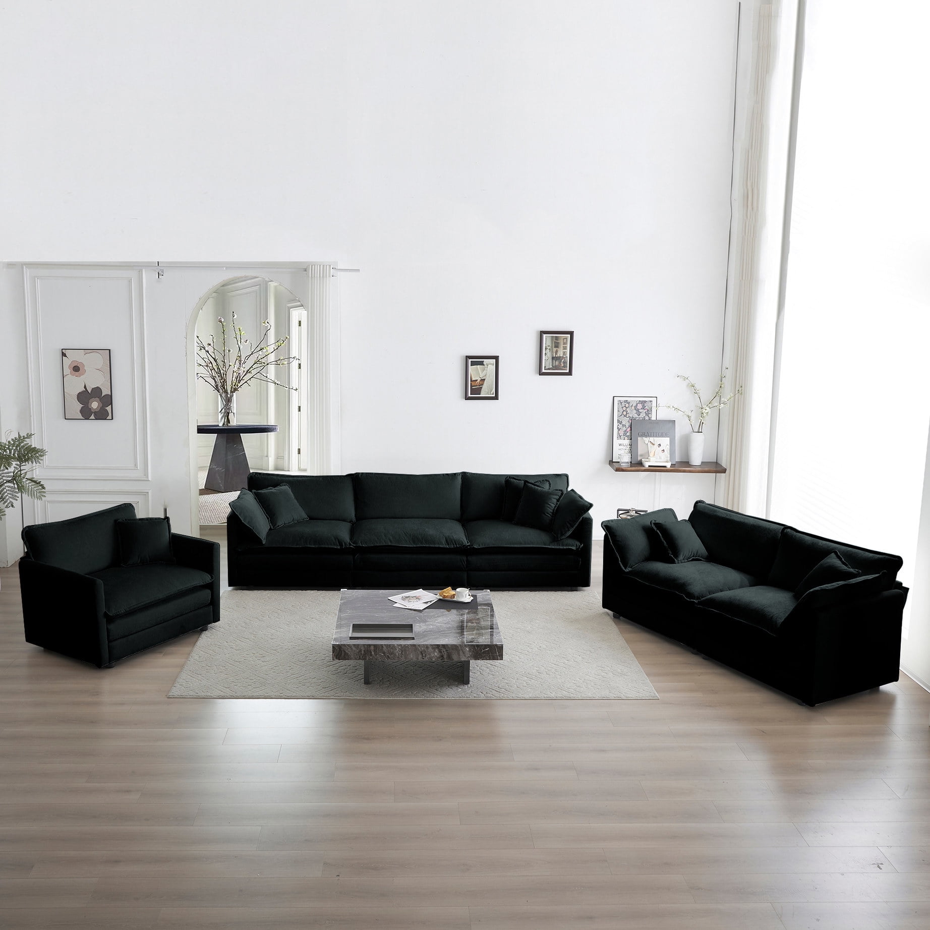 Solid Wood Frame, Multiple Seater Options - For Family Gatherings ...