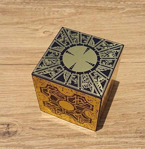 Solid Wood Hellraiser Puzzle Box Cube with Foil Face Designs Full Size ...
