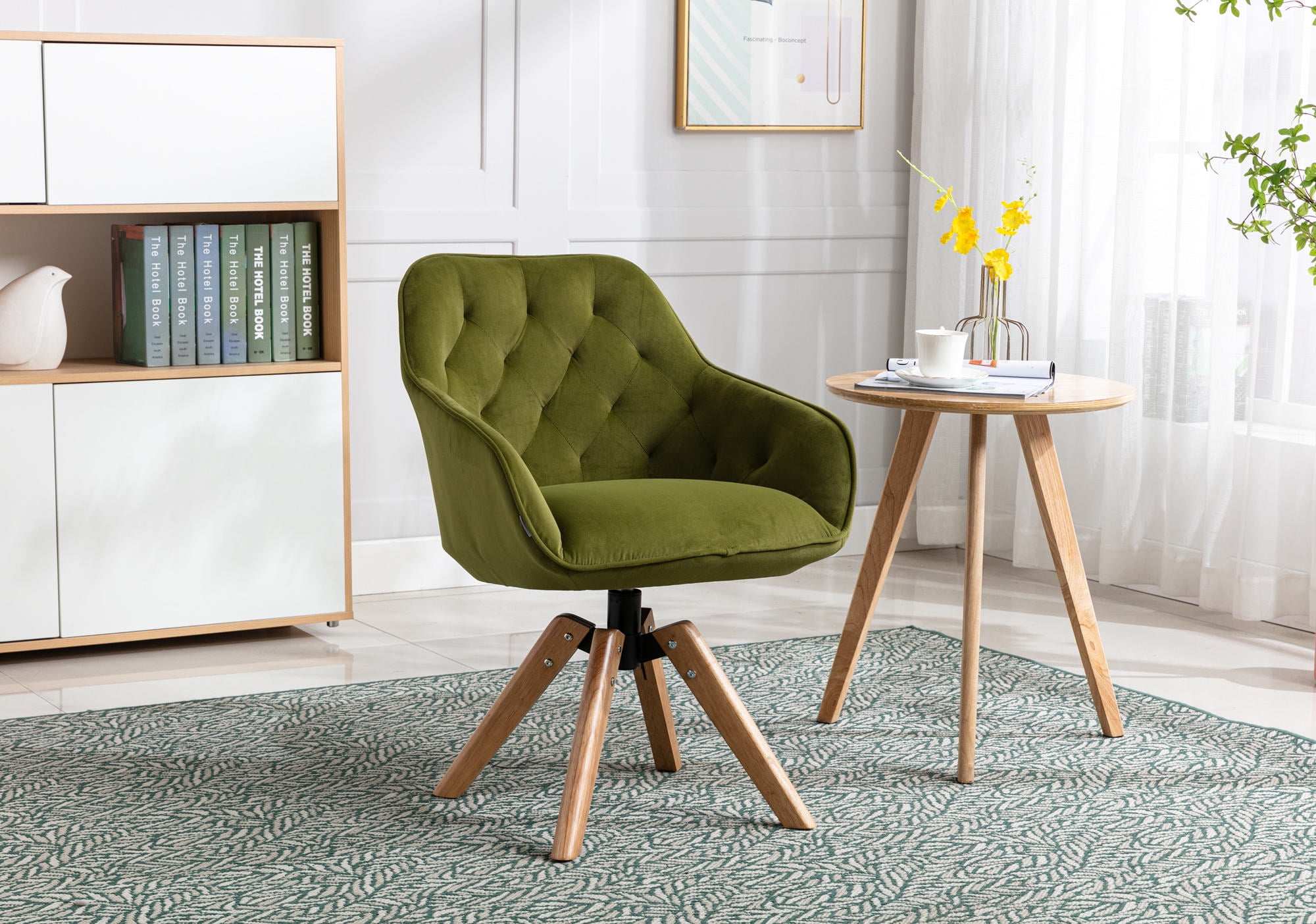 Solid Wood Home Office Chair,With Solid Wood Table Legs,Solid Wood ...