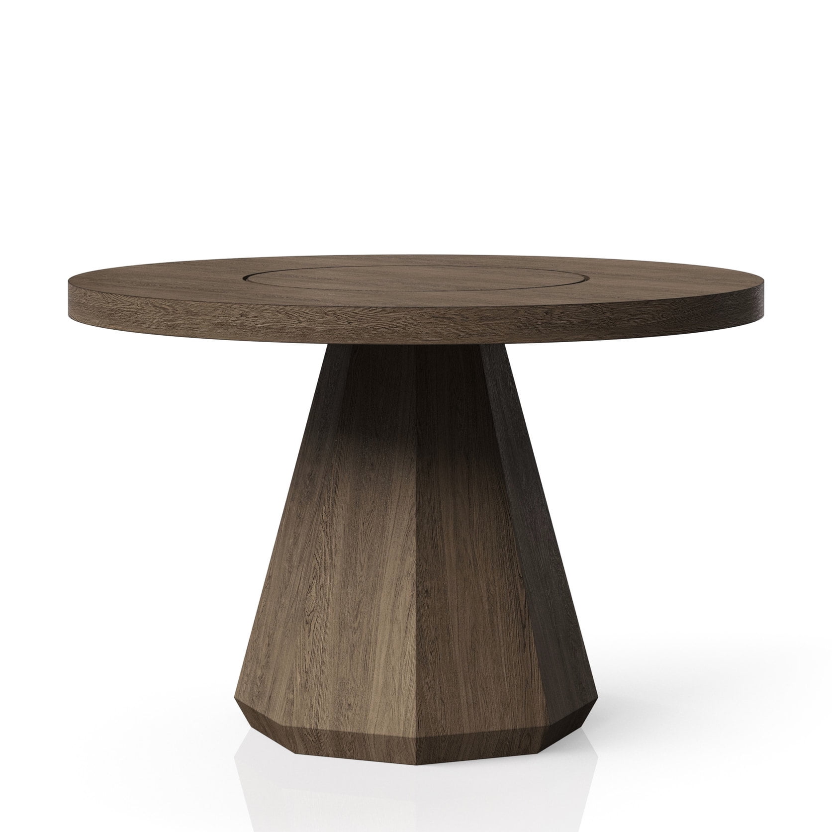 Solid Wood+MDF Round Table with Softer Modern Design / Versatile for ...