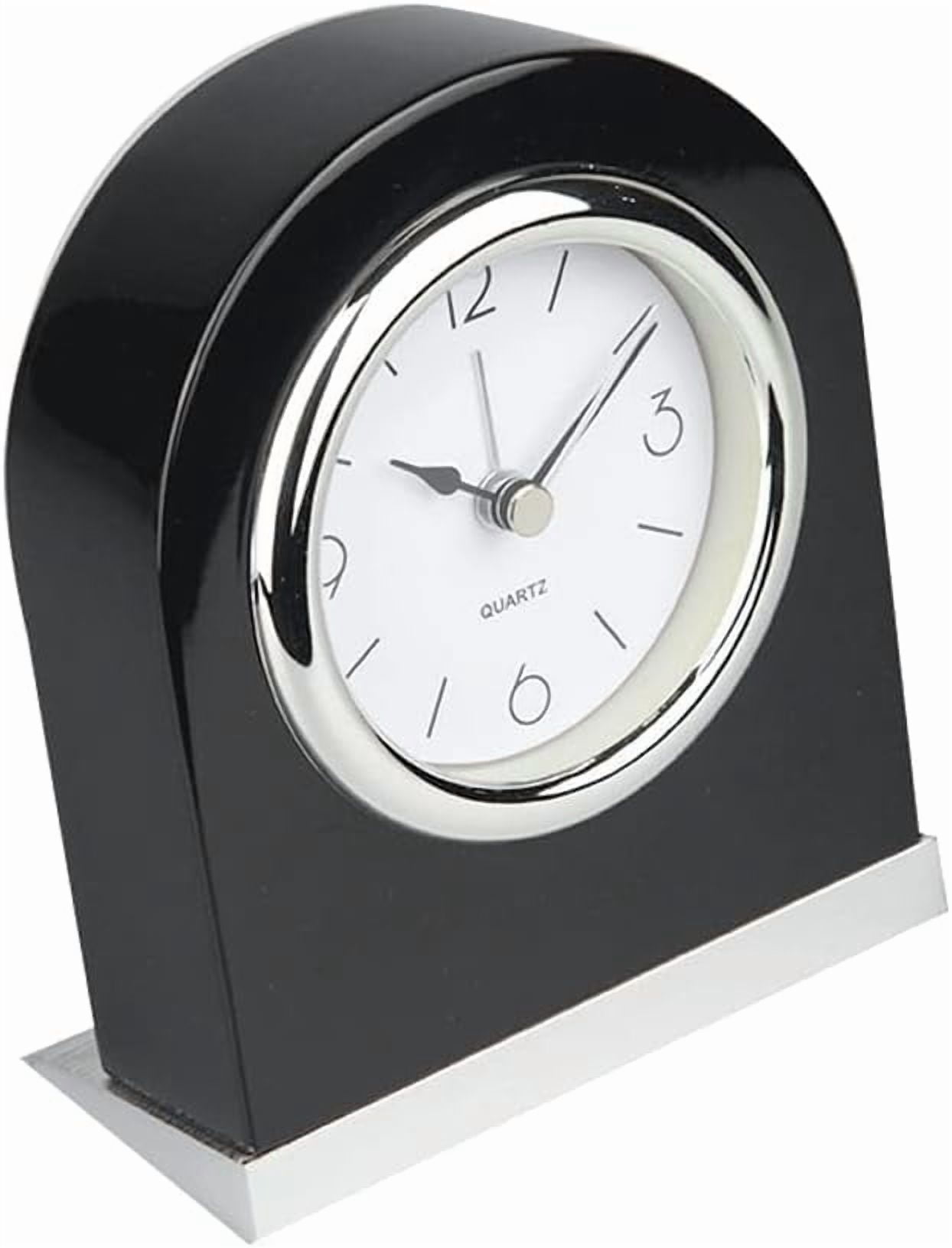 Solid Wood Mantel Clock, Mantel Clock Operated,Silent Mantle Clock with ...