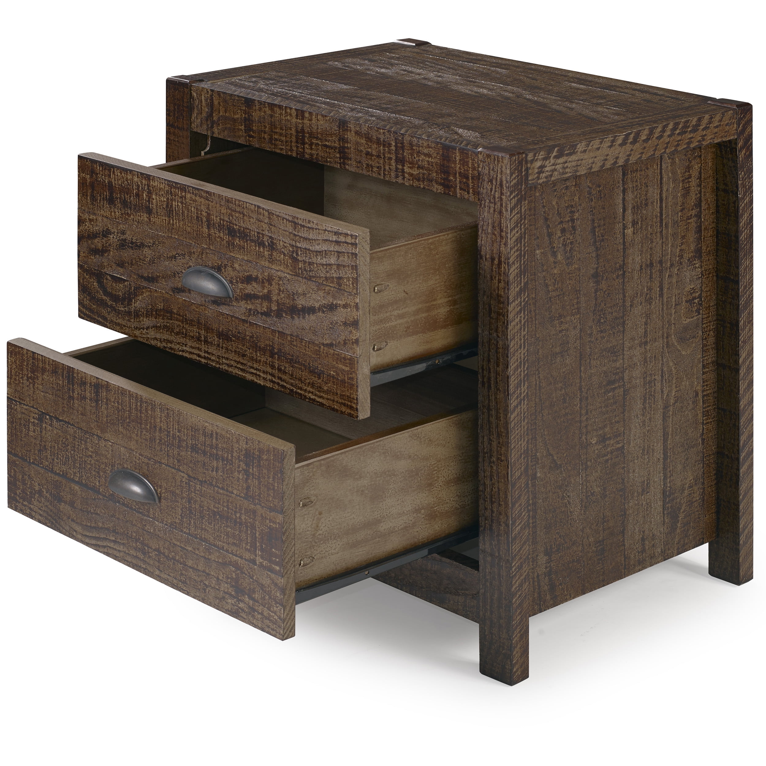 Solid Wood Night Stand, Bedside Table, End Table, Desk with Drawers for ...