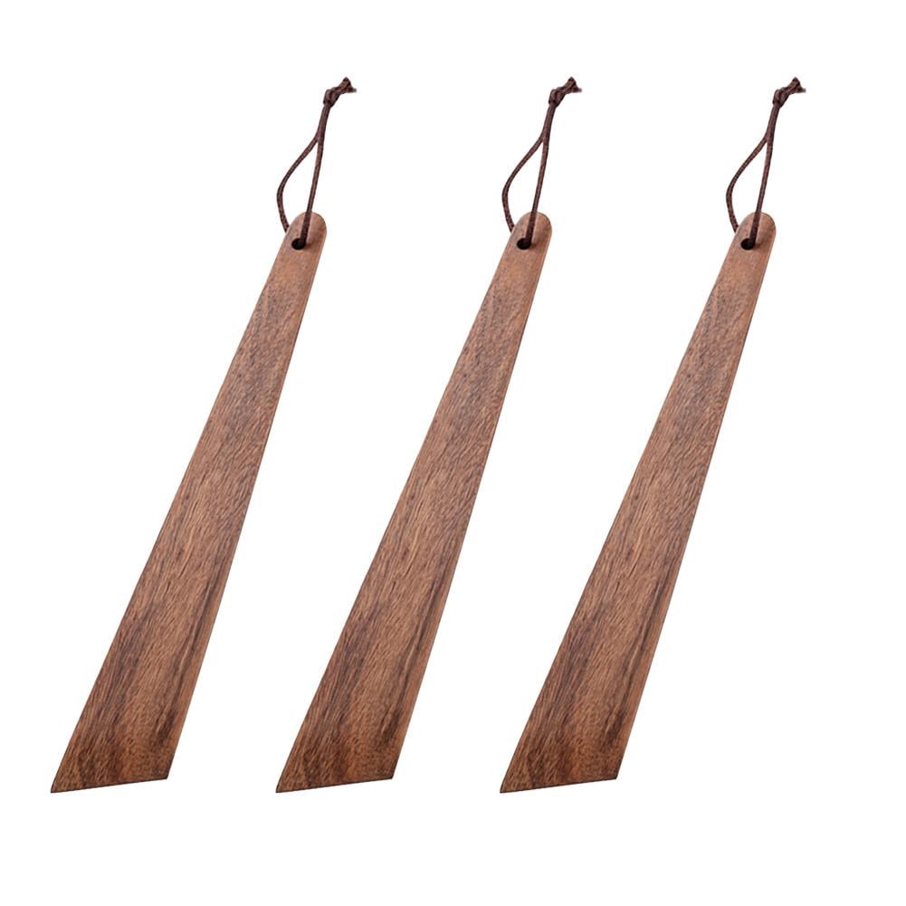 Solid Wood Outdoor Cooking Wooden Shovel Cooking Slanted Mouth Shovel ...