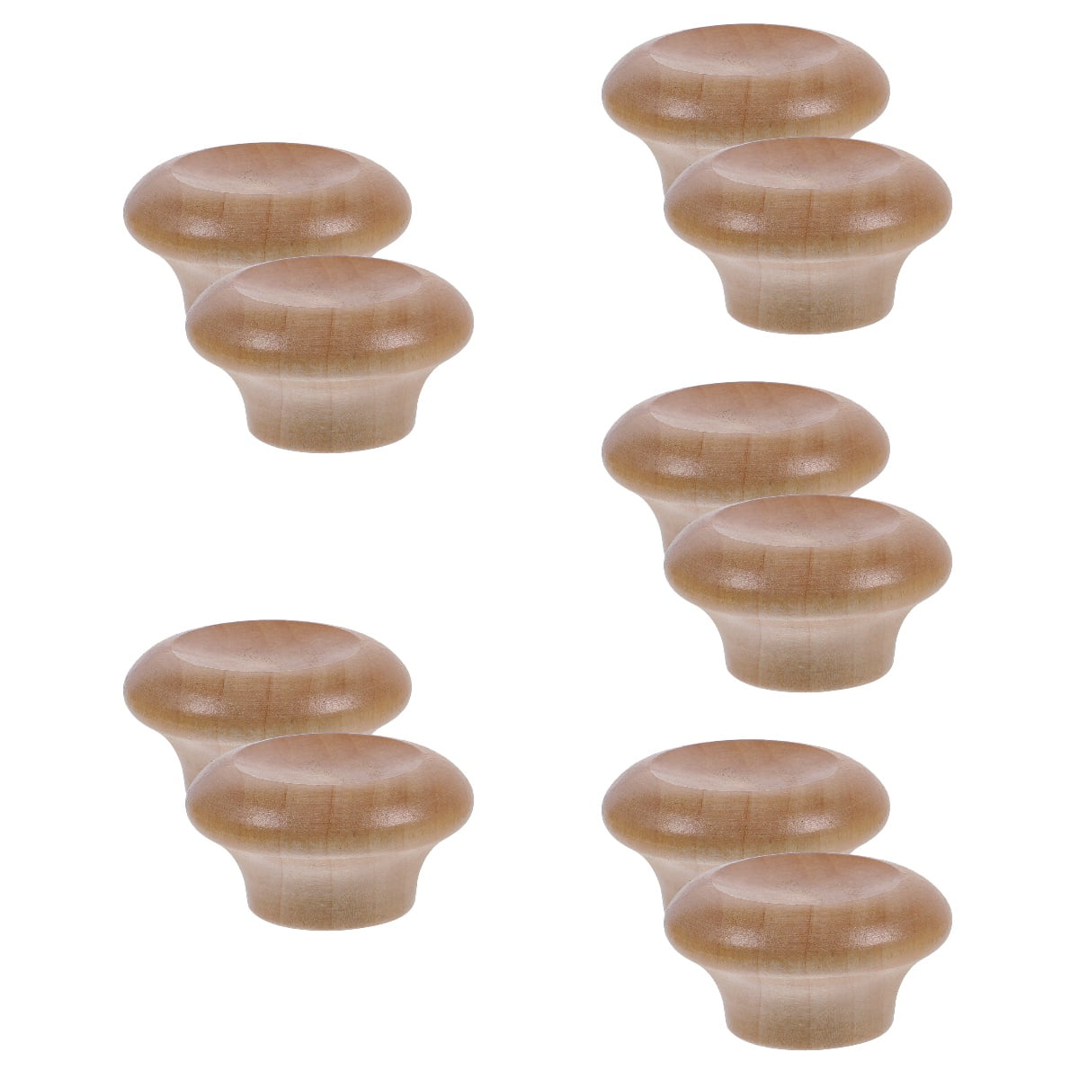 Solid Wood Pot Cap Top Bead Compact Knob Griddle Cookware Cooking Wok ...