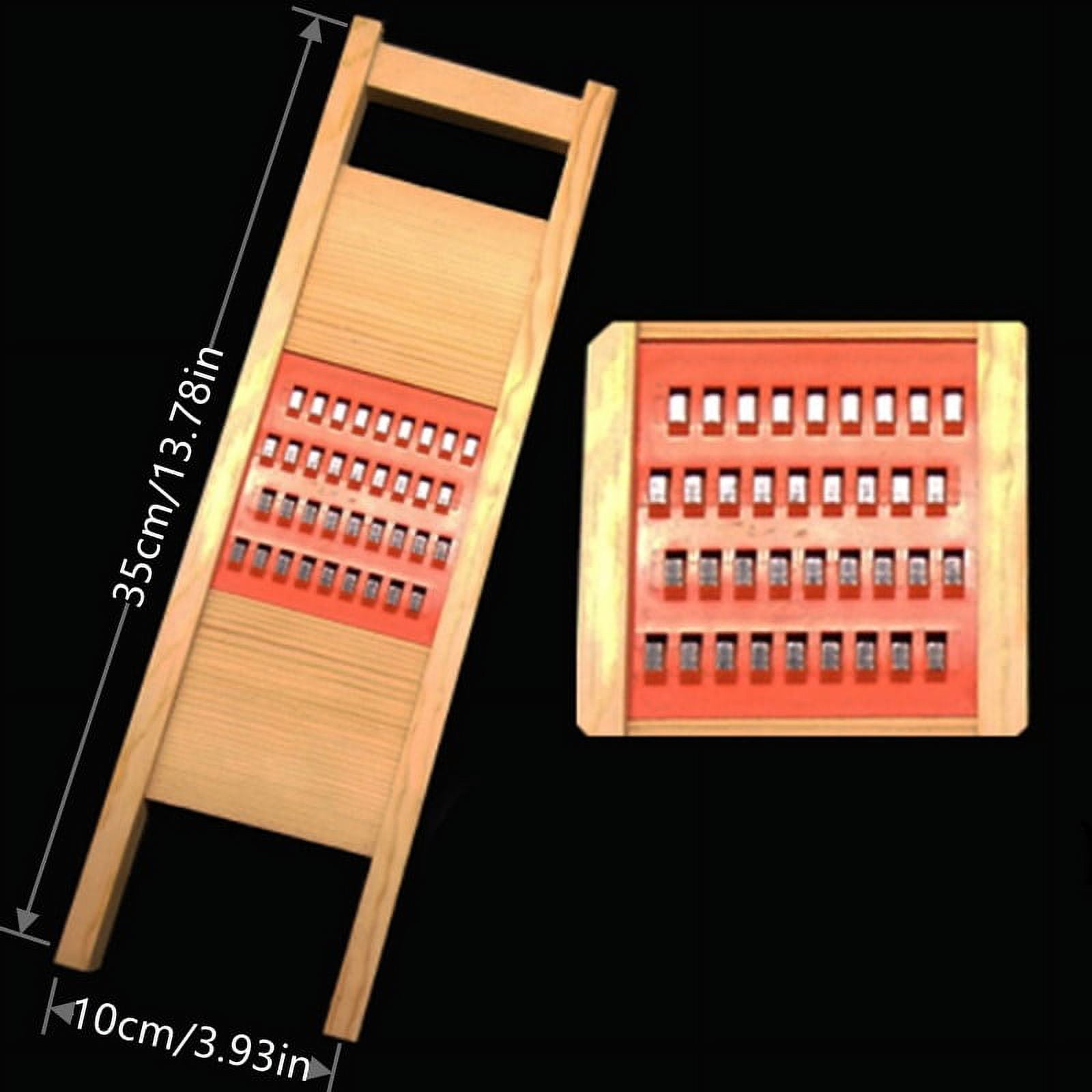 Solid Wood Potato Grid Slicer Potato Net Flower Vegetable Slicer ...