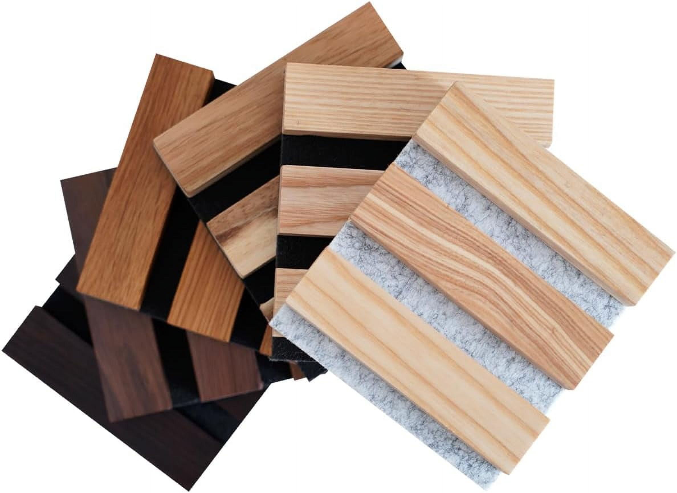 Solid Wood Slat Samples (Set of 6) | DIY Wood Slat Wall Panels for a 3D ...