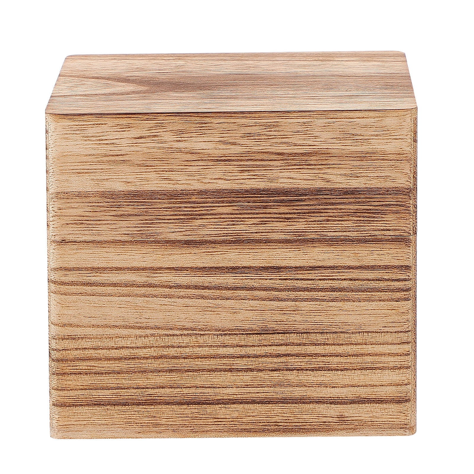 Solid Wood Storage Box with Cover Wooden Decor Bridal Gift Jewelry Case ...