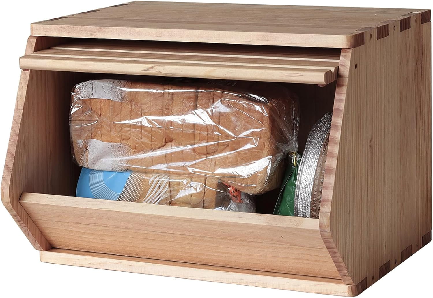 Solid Wood Storage Chests,Bins with Lids,Modular Wooden Toy Box,Closet ...