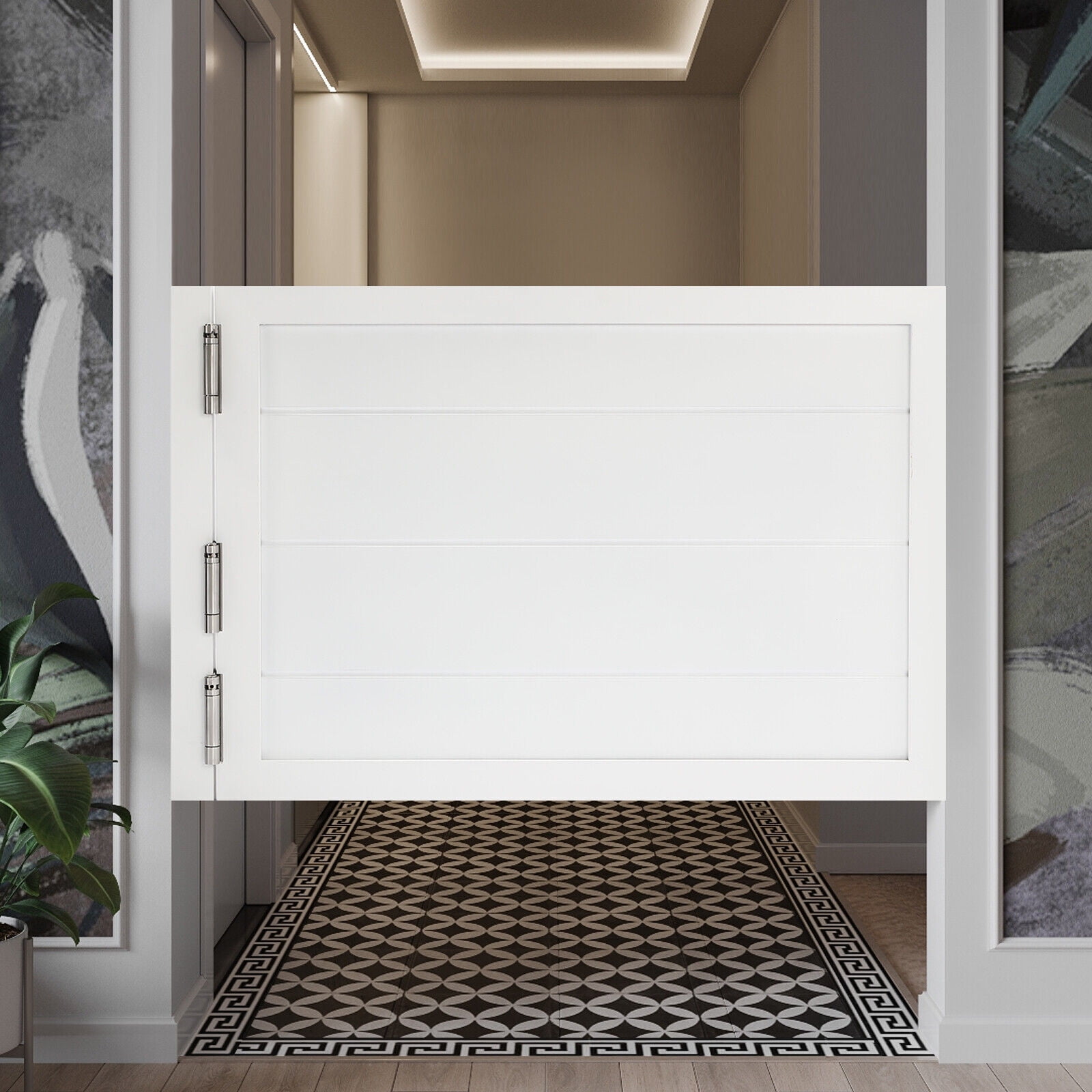 Solid Wood Swing Door, Porch Entrance Swinging Door Solid Wood 180 ...