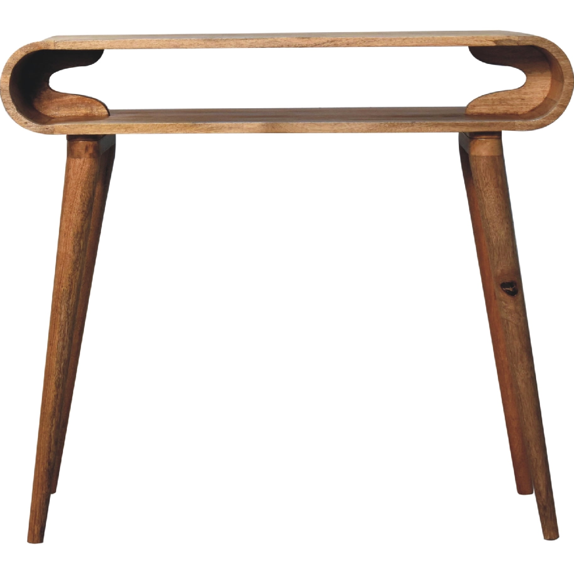 Solid Wood Table - Modern Design Beige Brown 32.24 In. Height Chestnut ...