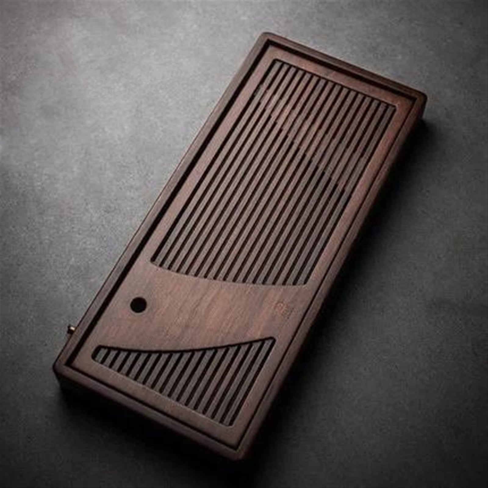 Solid Wood Tea Tray Drainage Water Storage Kung Fu Tea Set Drawer Tea ...