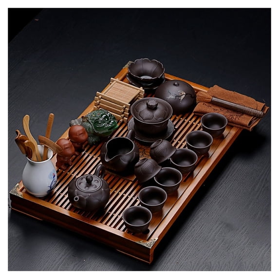 Solid Wood Tea Tray Drainage Water Storage Tea Tray,Chinese Kungfu Tea ...