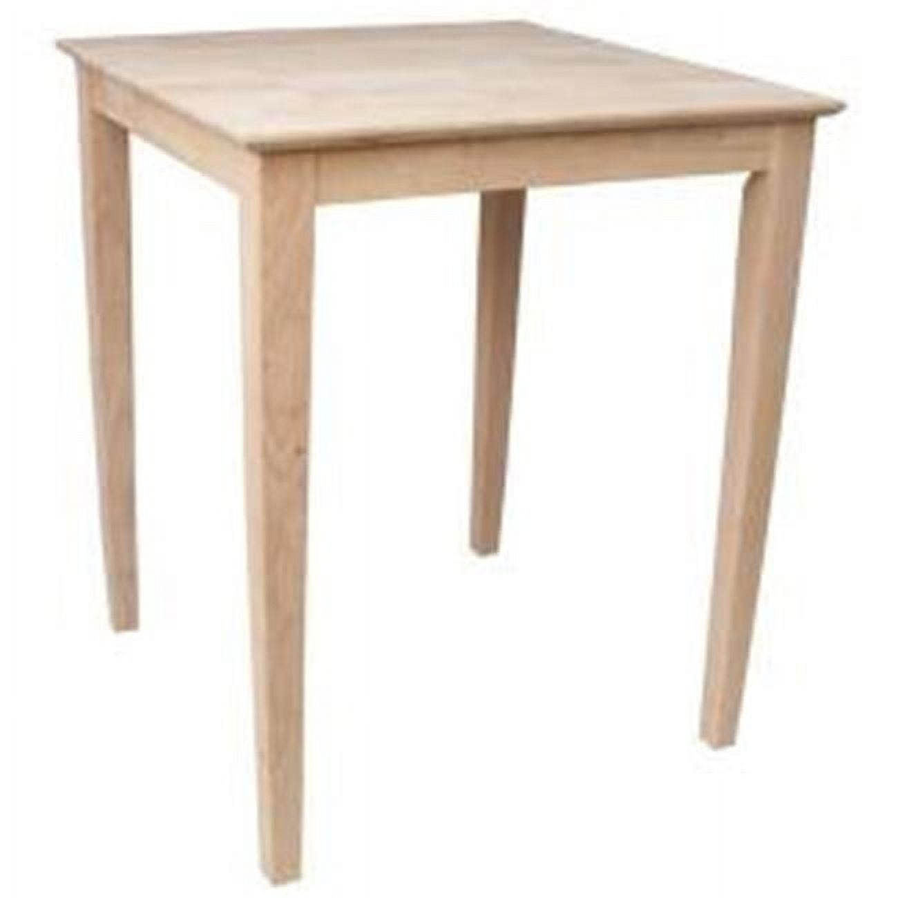 Solid Wood Top Table - Shaker Legs - Walmart.com