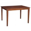 Solid Wood 36 inch Square Dining Table in White - Walmart.com