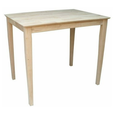 30" x 48" Solid Wood Dining Table in Pecan - Walmart.com