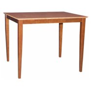 Solid Wood 30"x 48" Dining Table in Washed Gray Taupe - Walmart.com