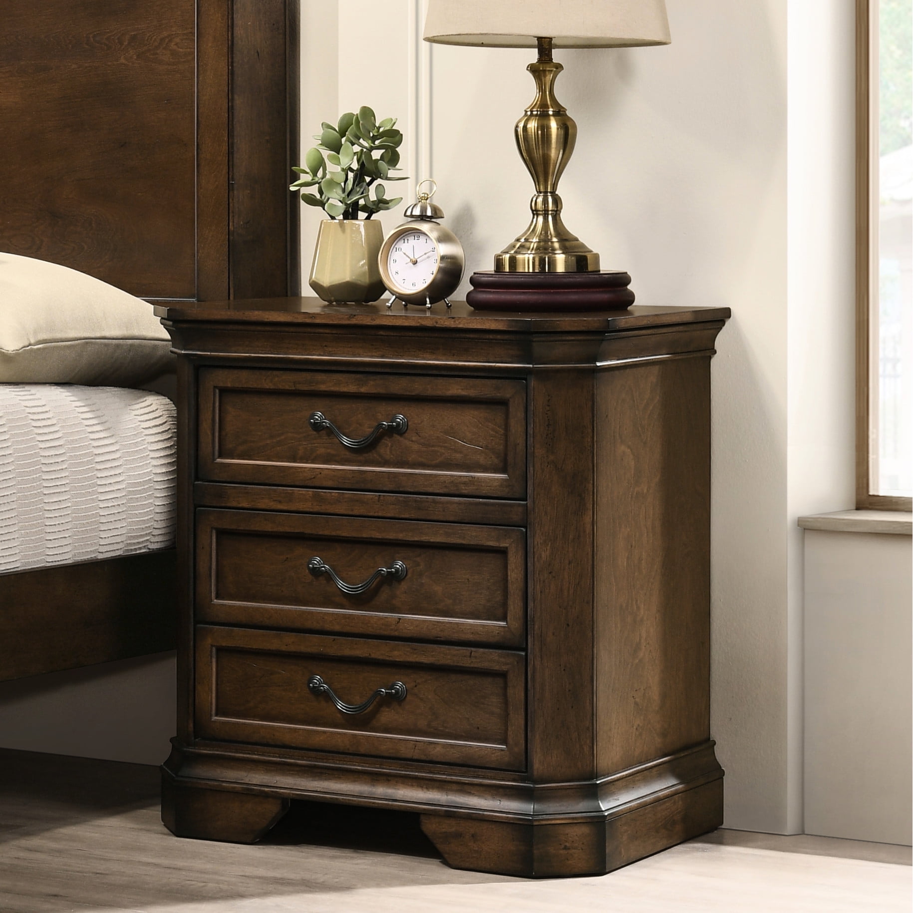 Solid Wood and MDF Material - English Dovetail Drawers - Bedroom Decor ...