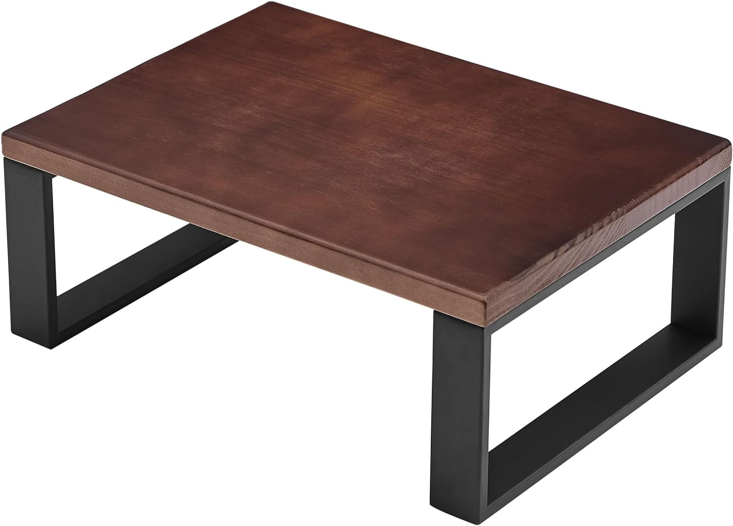 Solid Wooden Step Stool for Adults Seniors Non-Slip, Heavy Duty Bed ...