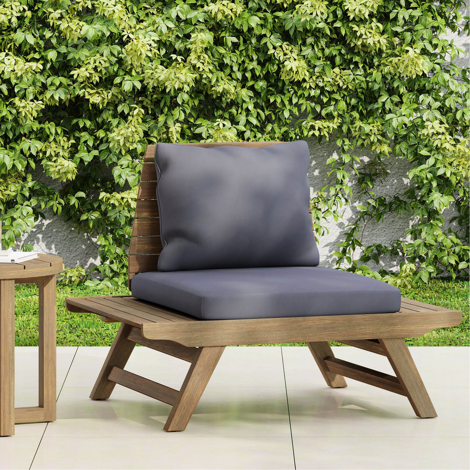 Solid acacia frame - Low - porosity cushion - Outdoor sunroom - Sturdy ...