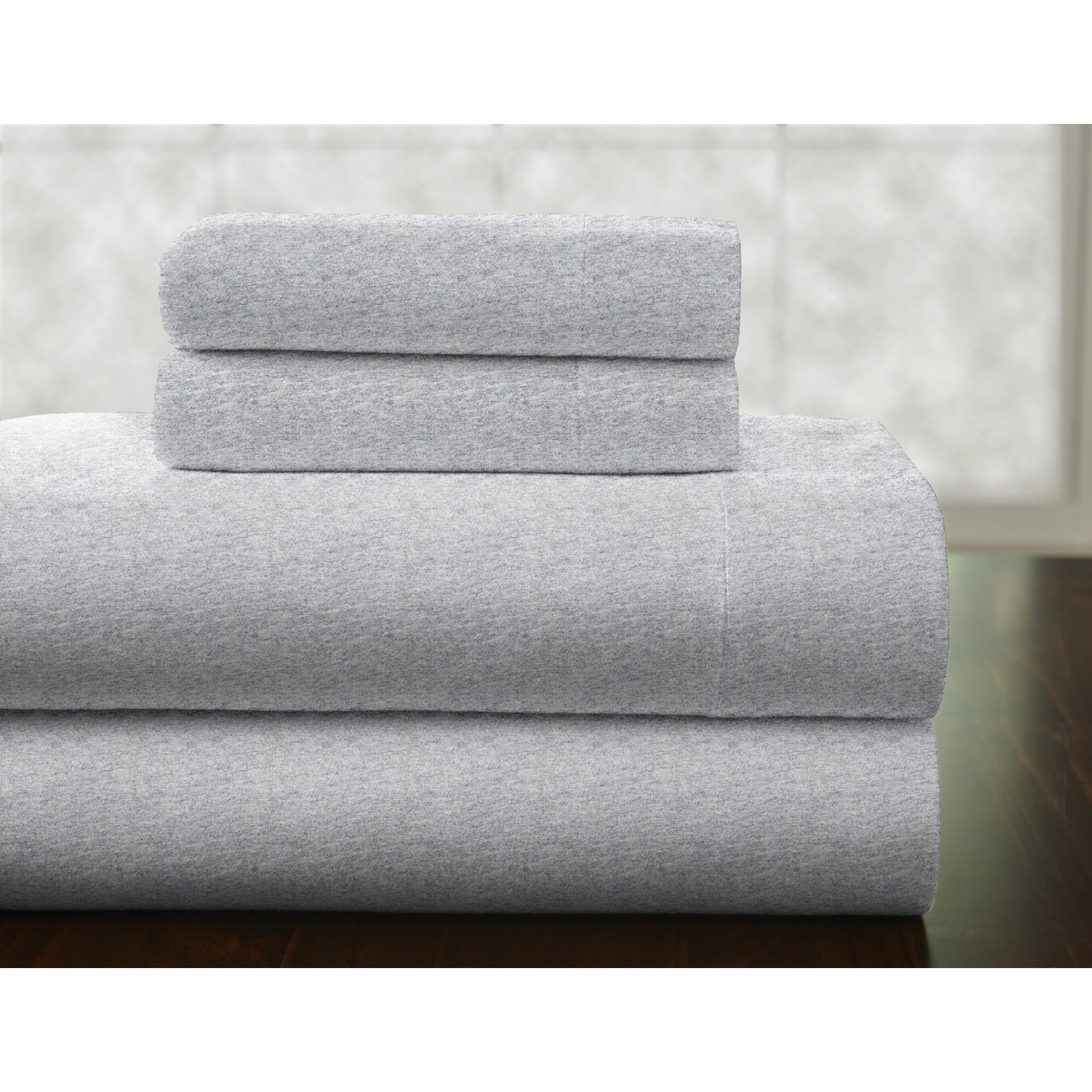 Solid or Print Cotton Heavyweight Flannel Sheet Set - Walmart.com
