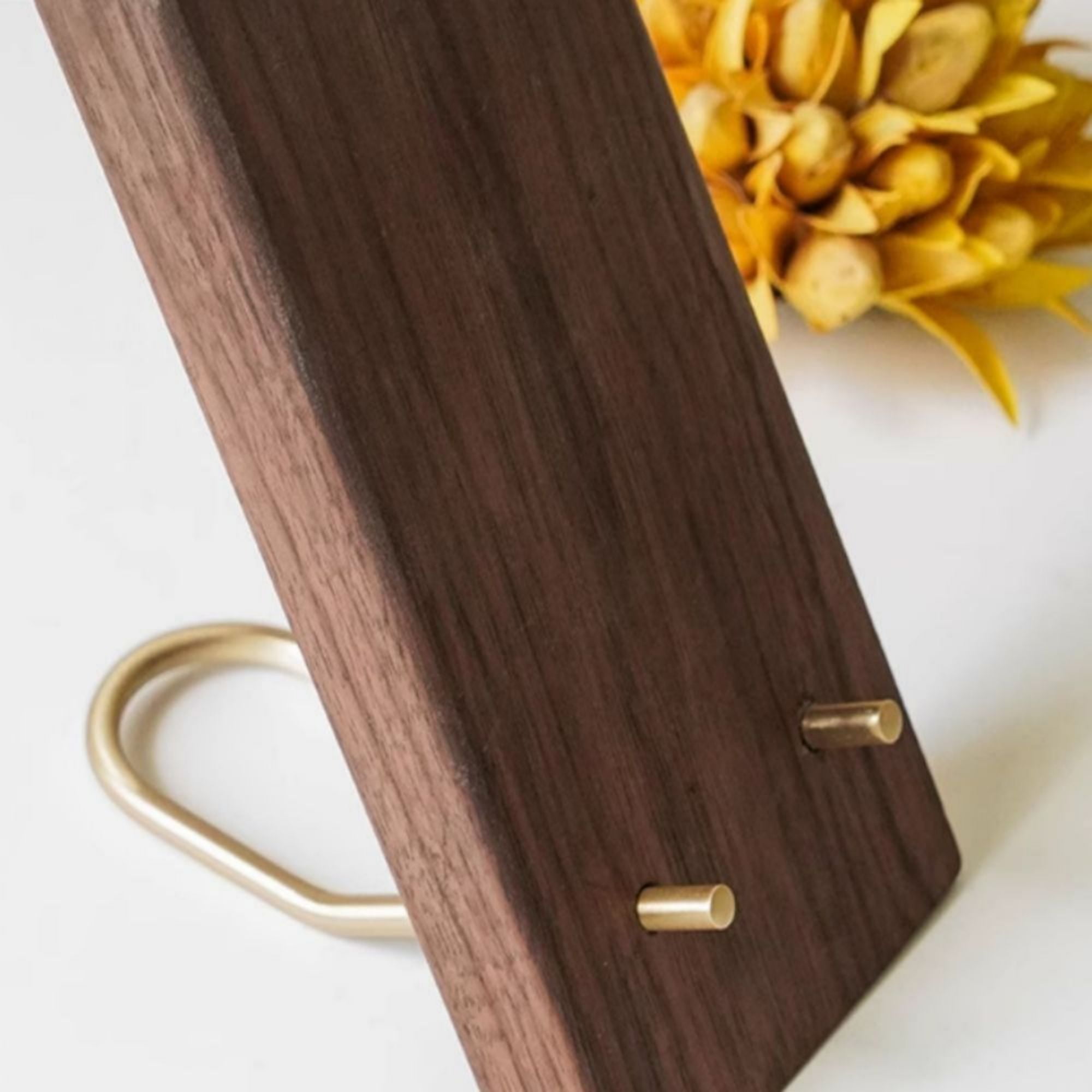 Solid wood bracket, multi-function shelf, desktop phone bracket, base ...