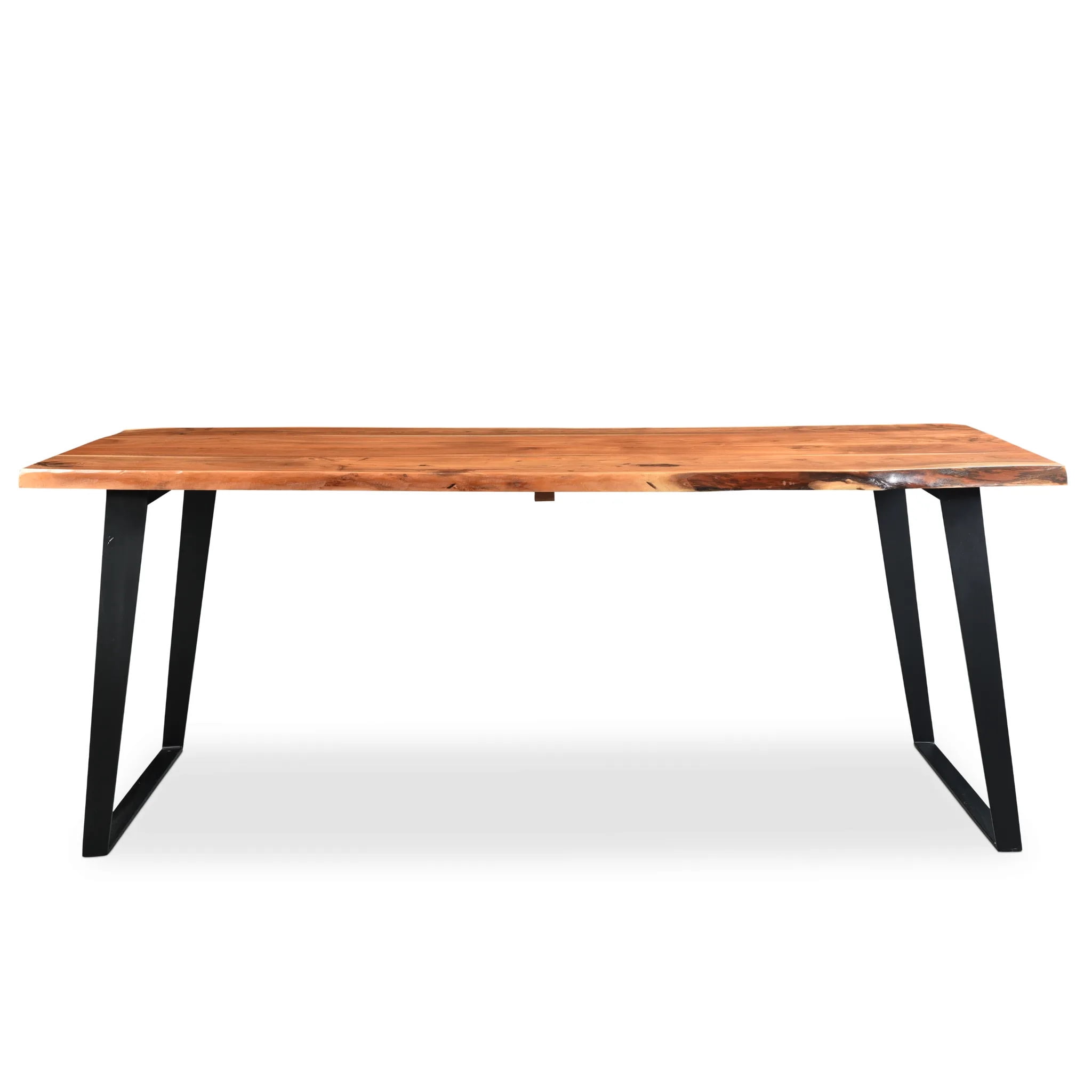 Solid wood live edge dining table - Walmart.com