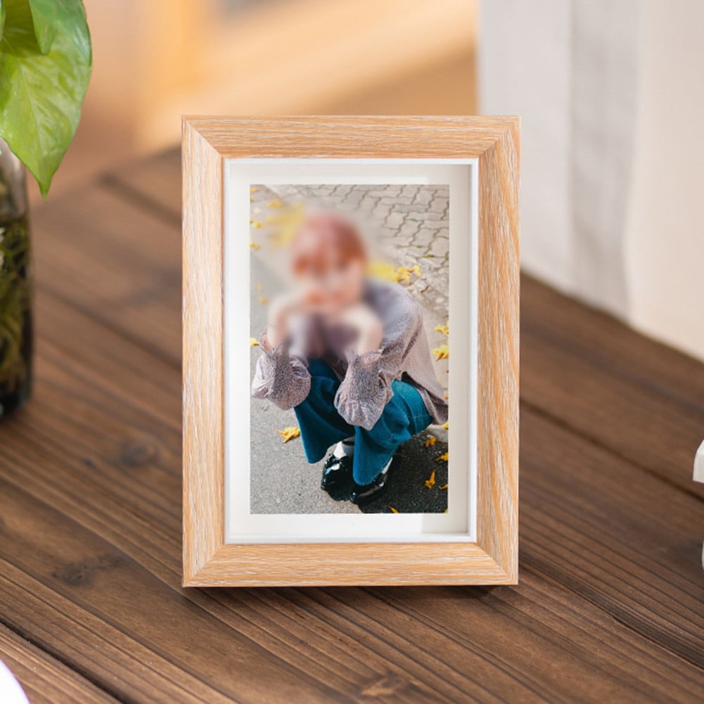 Solid wood photo frame 567810 inch A4 photo frame table wall picture ...