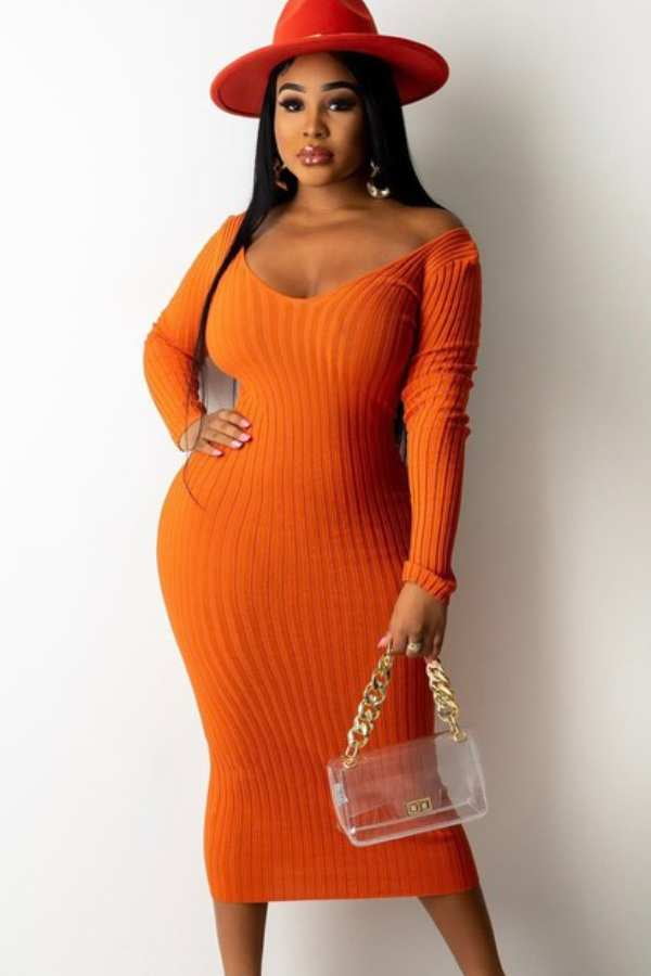 SolidColor Drop Shoulder Midi Dress (XL, FrenchBlue) - Walmart.com