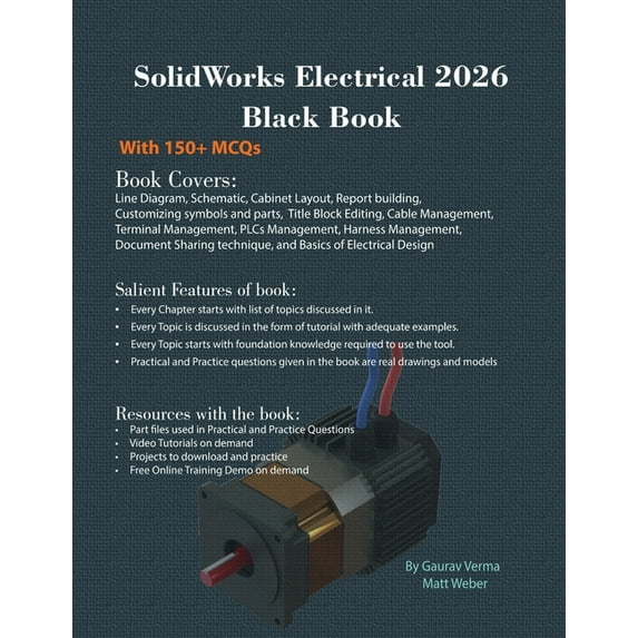 SolidWorks Electrical 2026 Black Book, (Paperback) - Walmart.com