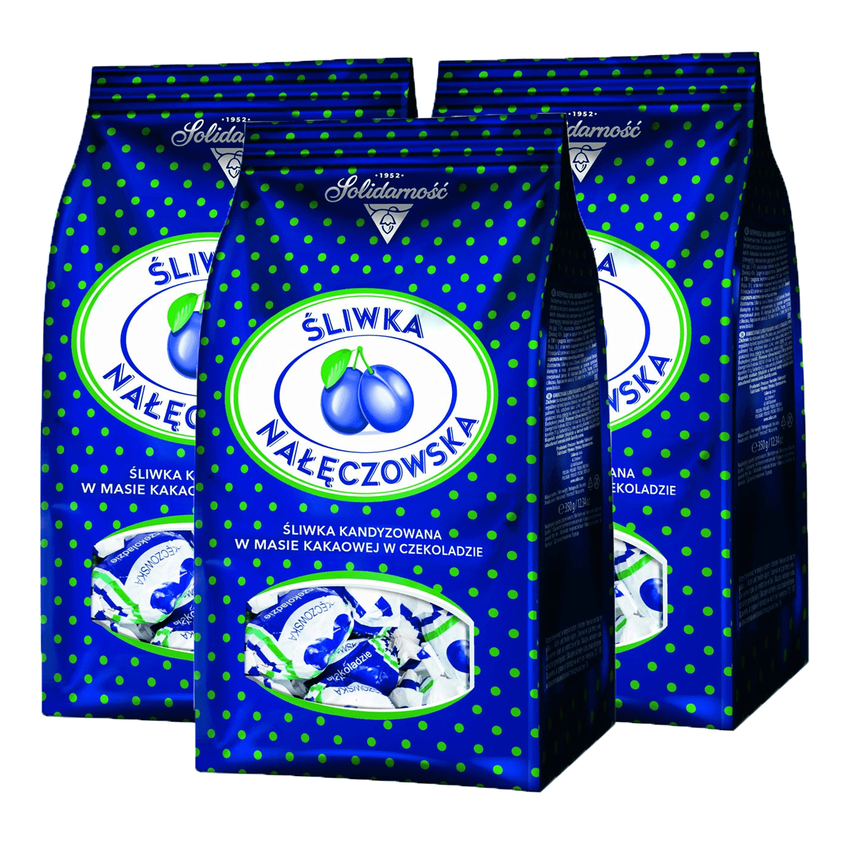 Solidarnosc Sliwka Naleczowska Candy Chocolate Glazed With Prunes ...