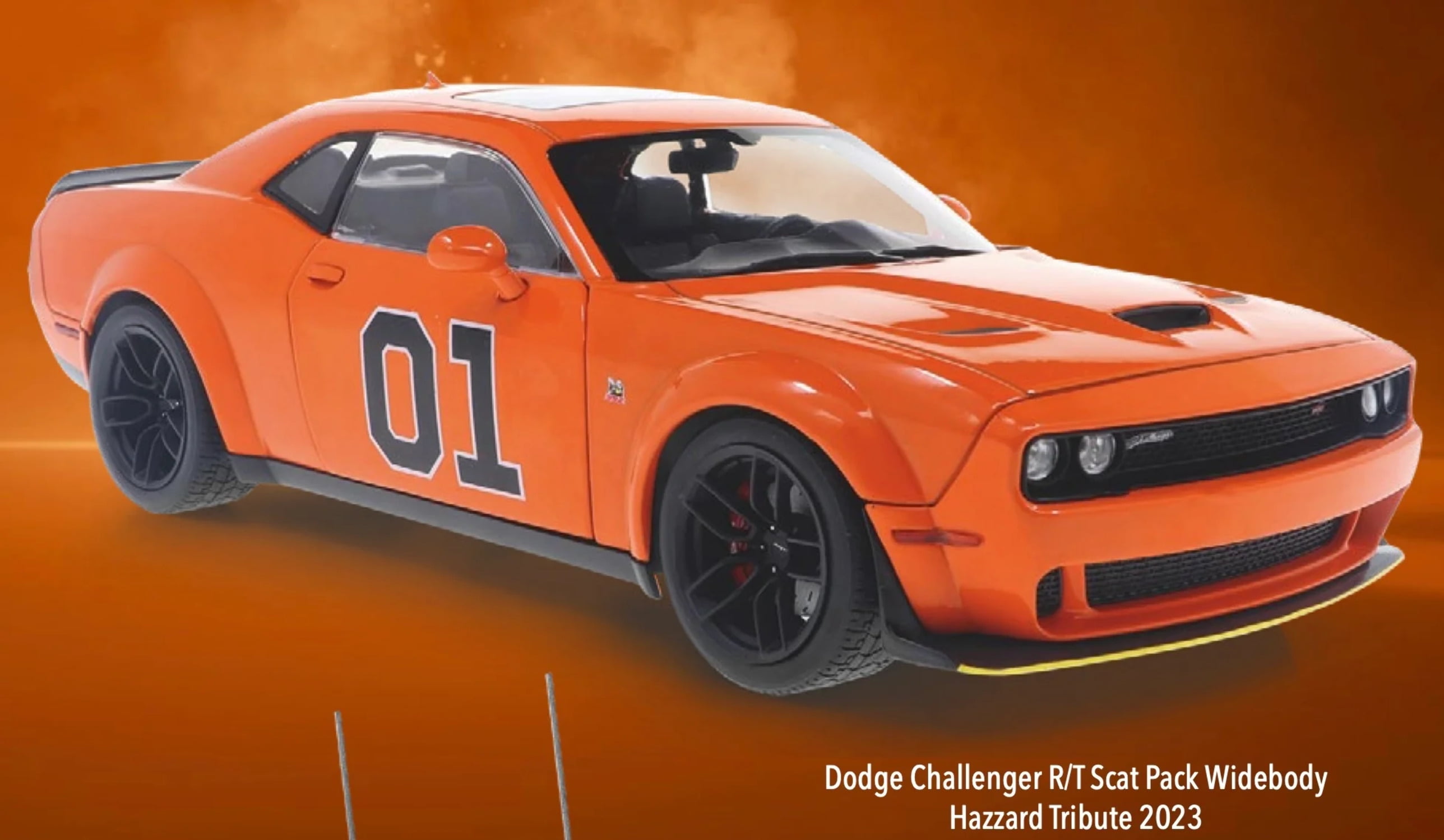 Solido 2023 Dodge Challenger R/T Scat Pack Widebody No 1 Hazzard ...