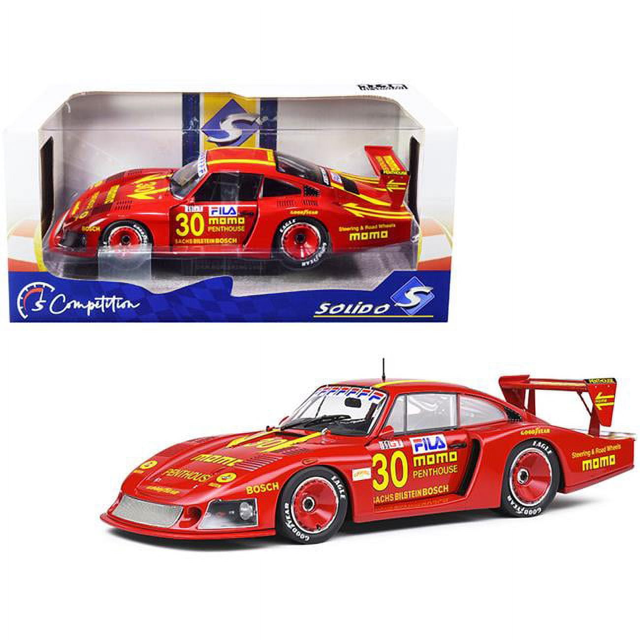 Solido S1805403 Porsche 935 Mobydick Right Hand Drive No.30 Gianpiero ...