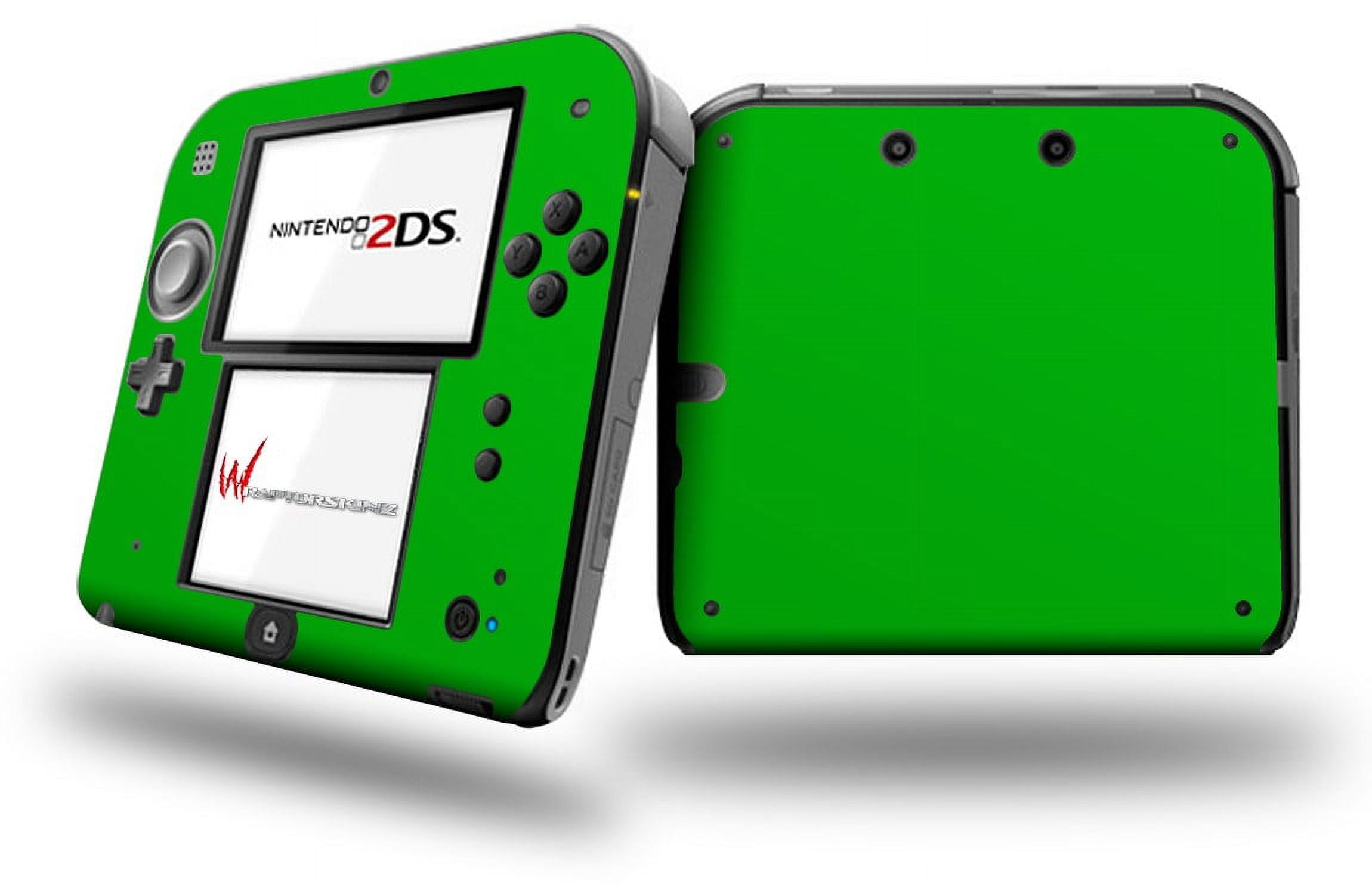 Solids Collection Green - Decal Style Vinyl Skin fits Nintendo 2DS ...