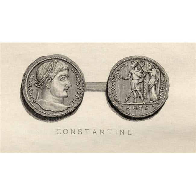 Solidus Coin From The Time Of Constantine I Flavius Valerius ...