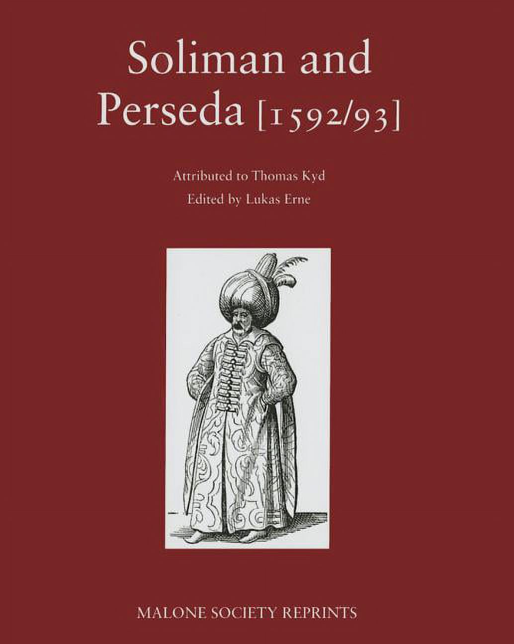 Malone Society Soliman and Perseda, by Thomas Kyd, (Hardcover ...