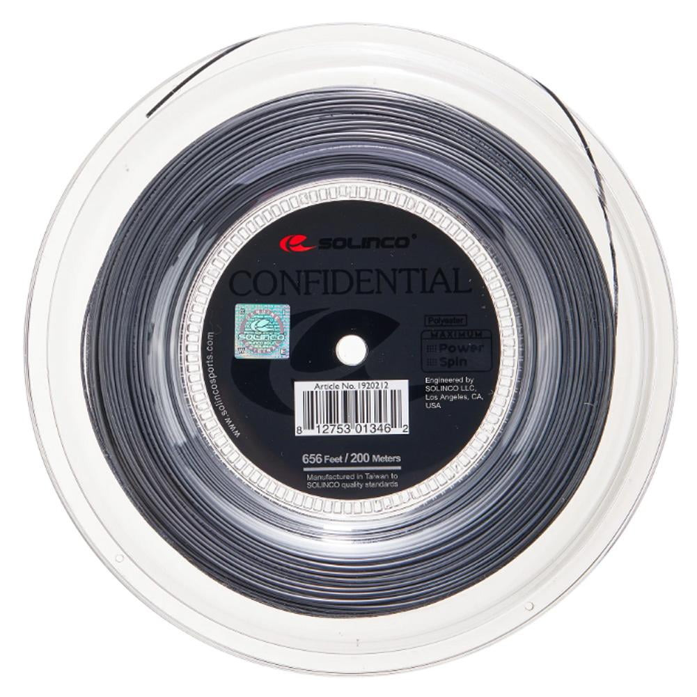 Solinco Confidential Tennis String Reel 656ft/200m 16 - Walmart ...