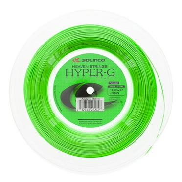Solinco Hyper-G Heaven Strings Poly (Polyester) 17 Gauge / 1.20mm Tennis Racquet String Sets 4 ...