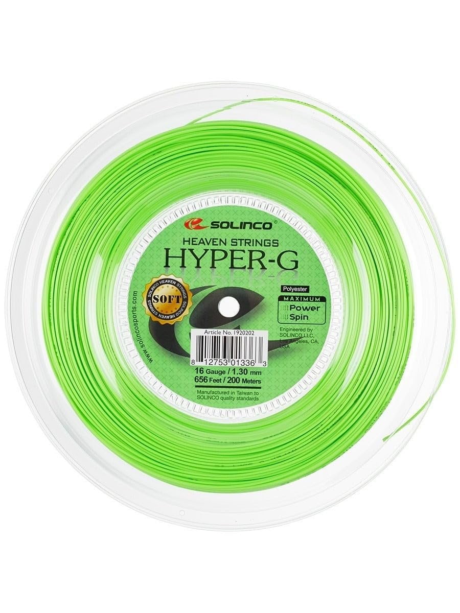 Solinco Hyper g Soft Tennis String Hyper g Soft String Reel, 660ft/200M, 16G - Walmart.com