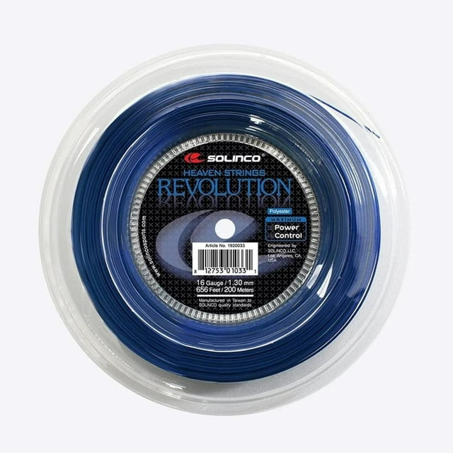 Solinco Revolution Tennis String - Power, Control and Unrivaled Spin ...