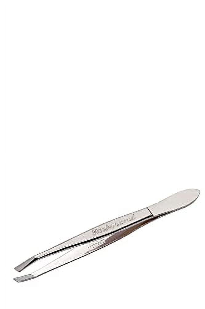 Solingen Stainless Steel Professional .. Slanted Tip Tweezers | .. Best Shaped for Eyebrows ...