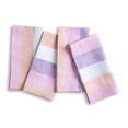 Solino Home Linen Cloth Napkins Set of 4 - 100% Pure Linen Multicolor ...