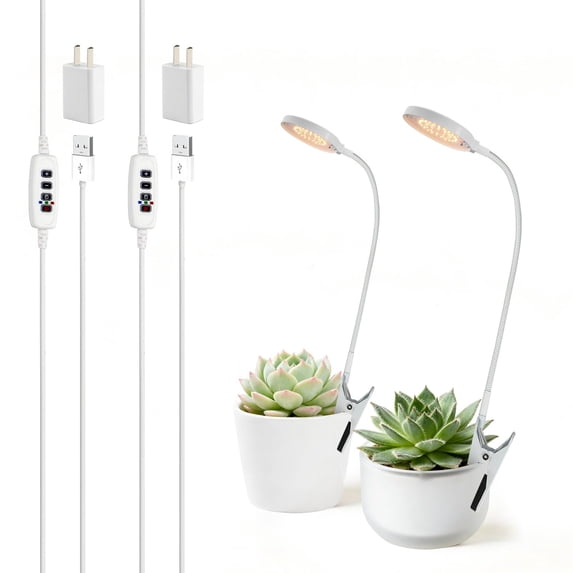 Soliseed LED Clip-on Grow Light Full Spectrum 6W 10-Level Dimming ...