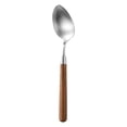 Solivara Log Wind Walnut Handle Stainless Tableware Set Four Piece Fork ...