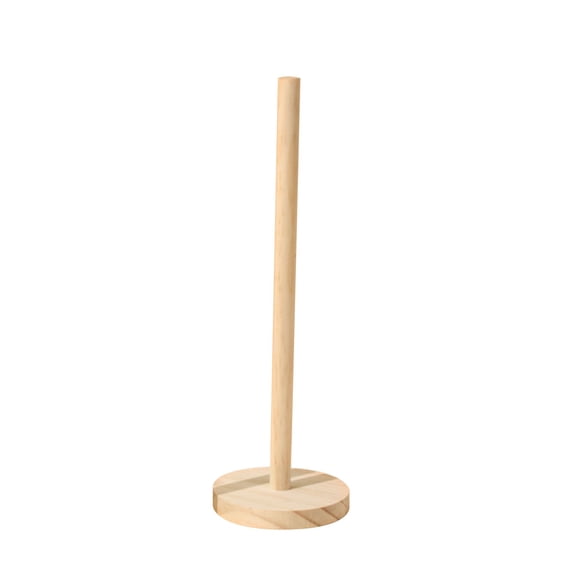 Solivara Vertical Wood Scrunchie Stand Holder For Bathroom Vanity ...