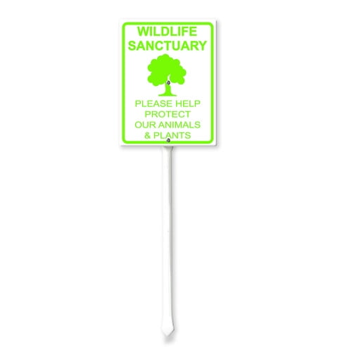 Soliyoahee Danger keep Away Yard Sign with Stake 8x12inch Rustproof ...