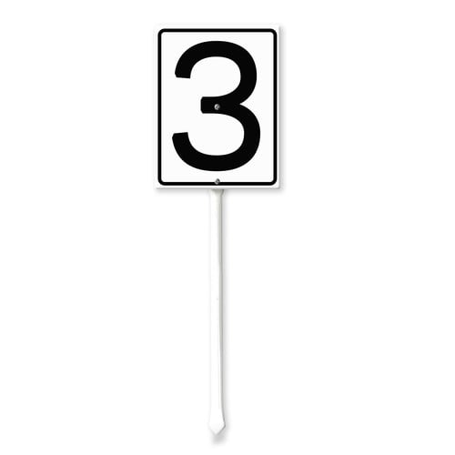 Soliyoahee No.3 Yard Sign with Stake 7x8.8inch Rustproof Aluminum Lawn ...