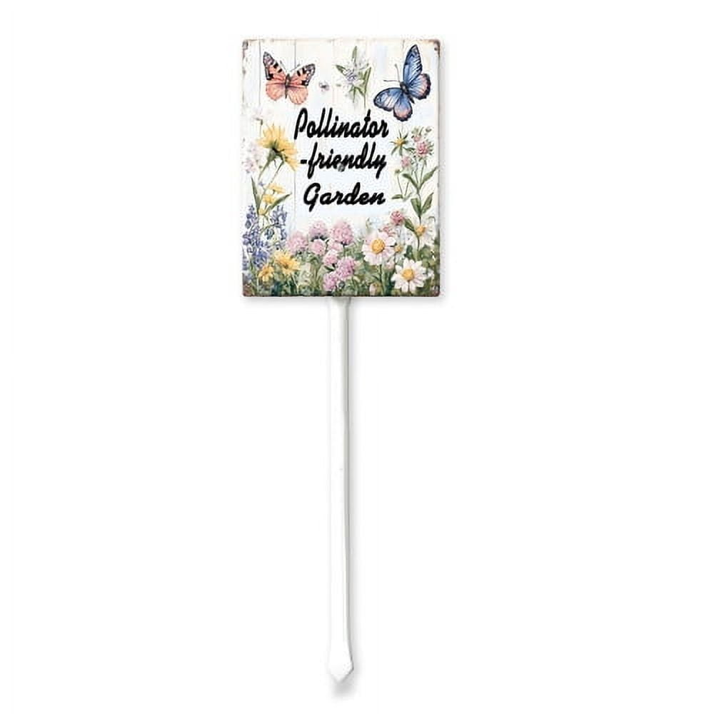 Soliyoahee Pollinator friendly Garden Yard Sign with Stake 8x12inch ...